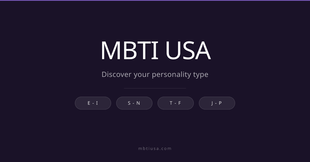 Free MBTI Personality Test — Discover Your Type | MBTI USA